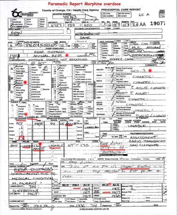 Paramedic Report - Kaiser Kills Kids